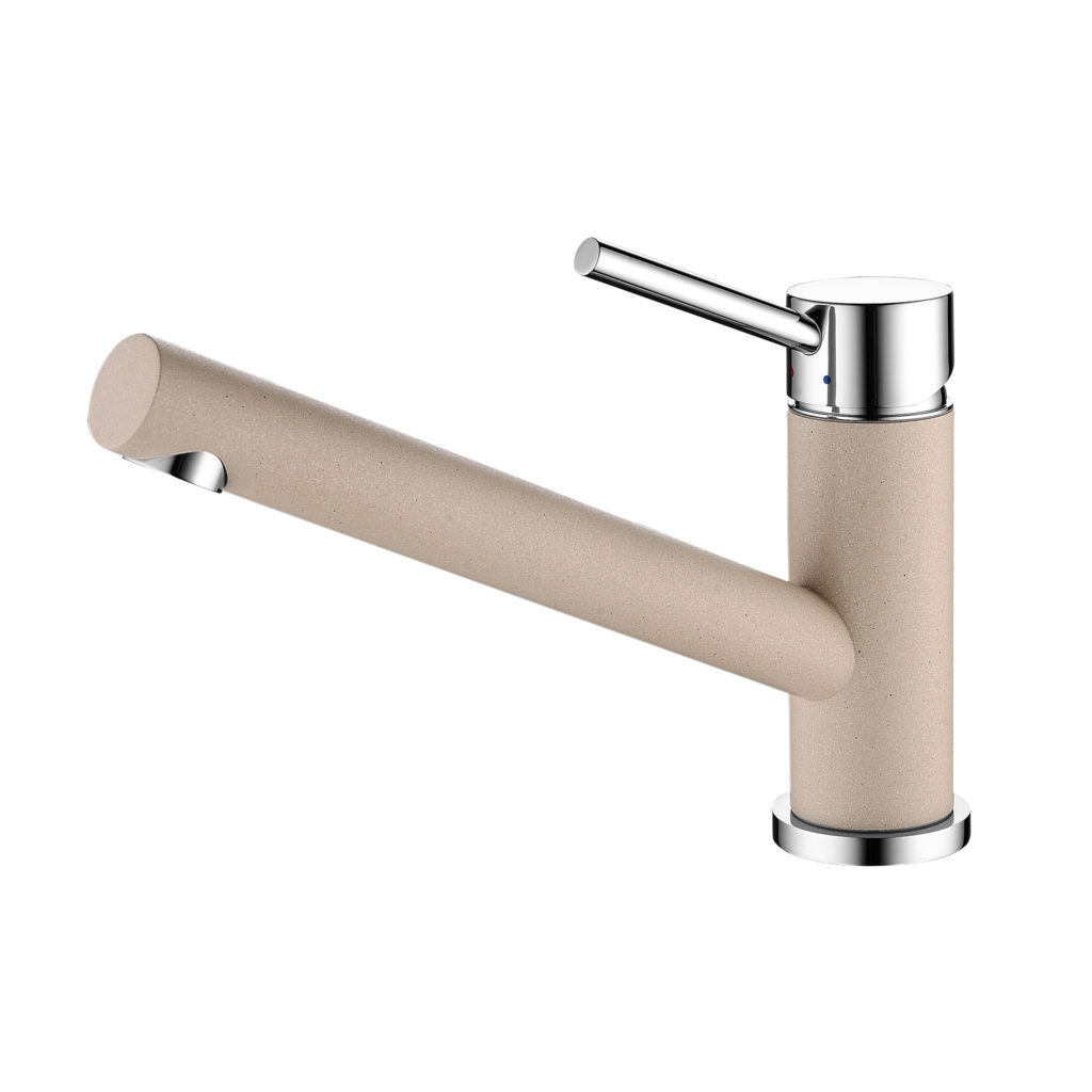 Neptune Top Lever Tap - Stainless Hub