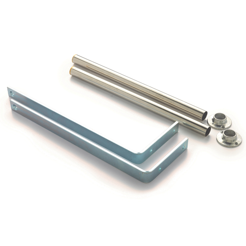 Cleaner's Sink Leg and Bearer Bracket (pair) - Stainless Hub